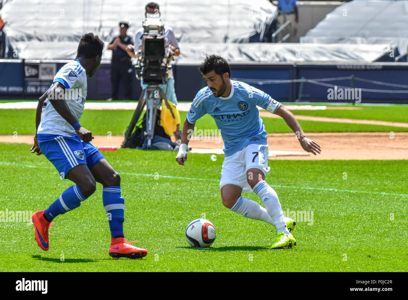 the Bronx, NY, USA. 1st Aug, 2015. David Villa (NYCSC), AUGUST 1, 2015 ...