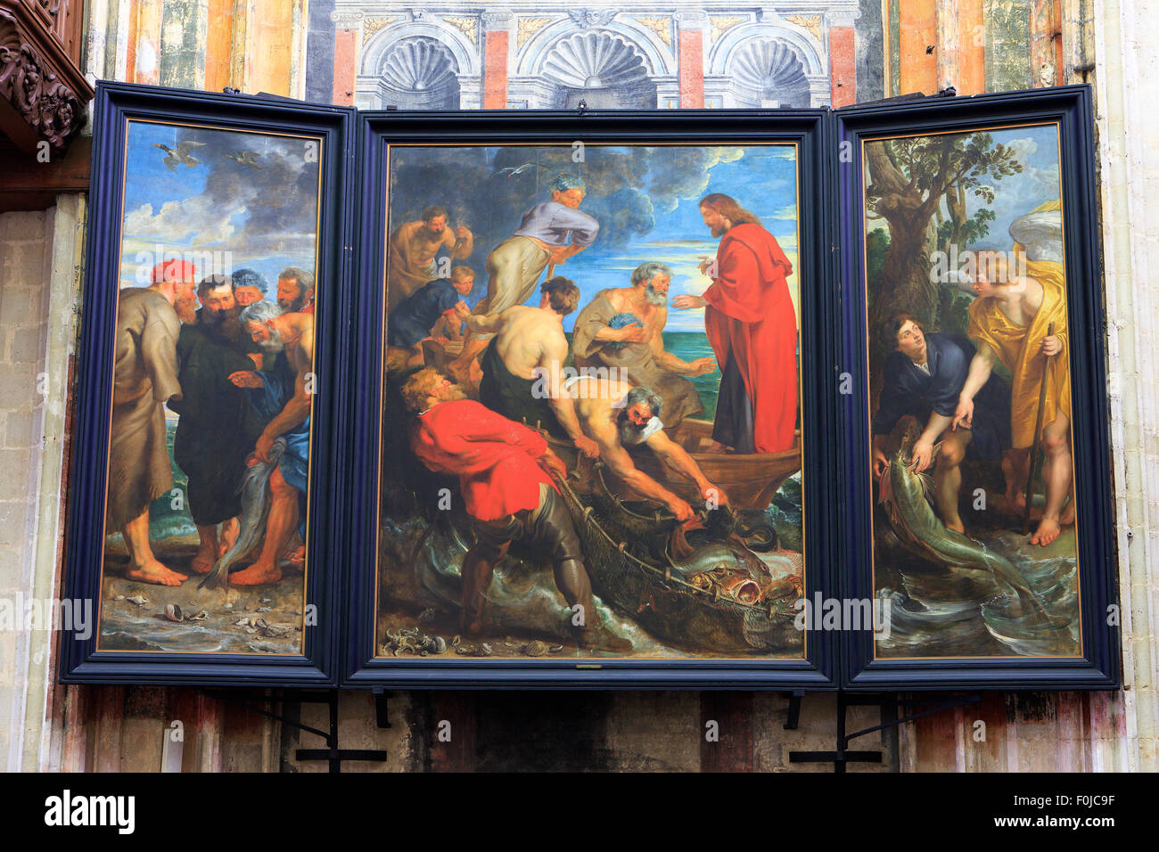 The Painting Miraculous Draft Of Fish Was Created In Which Region at ...