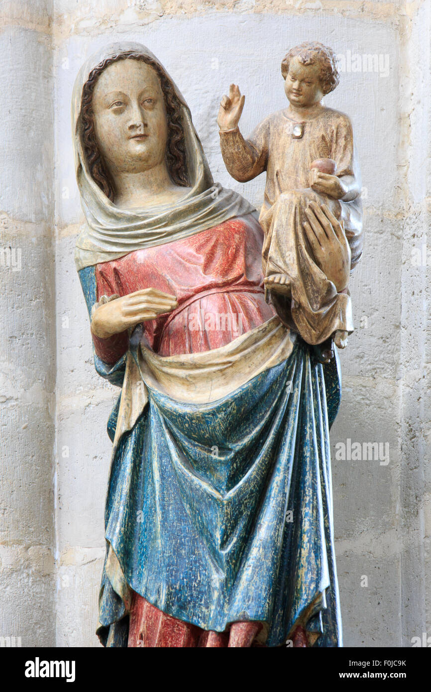Statue of Our Lady of the Scheve Lee inside the Church of Our Lady ...