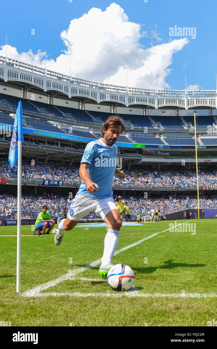 the Bronx, NY, USA. 1st Aug, 2015. Andrea Pirlo (NYCSC), AUGUST 1, 2015 ...