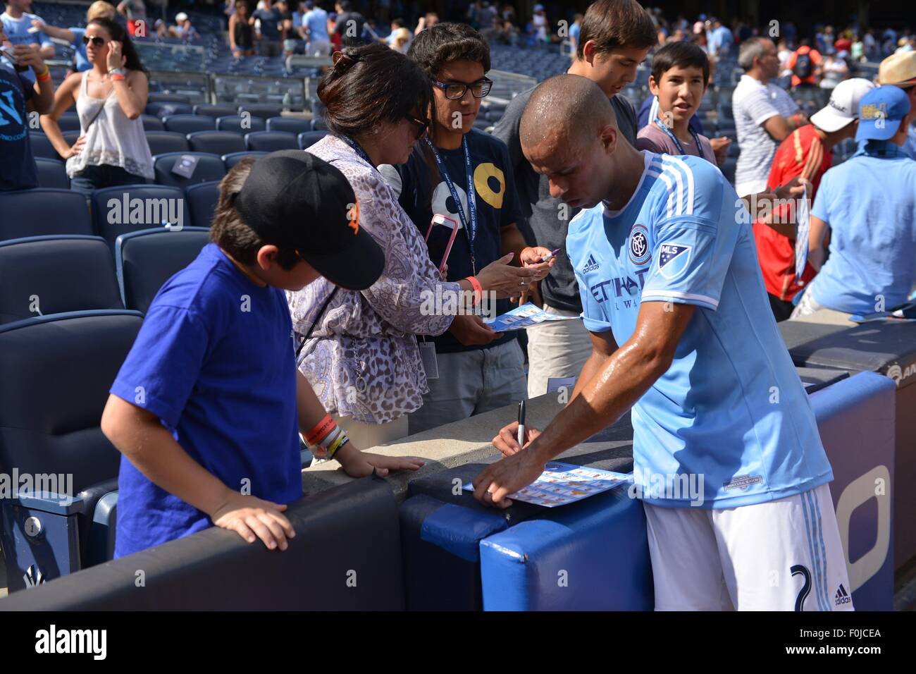 the Bronx, NY, USA. 1st Aug, 2015. Jason Hernandez (NYCFC), AUGUST 1 ...