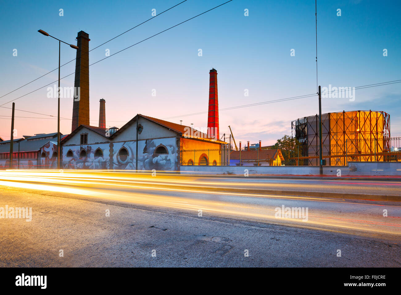 View of Technopolis, an industrial museum and a major cultural venue on ...
