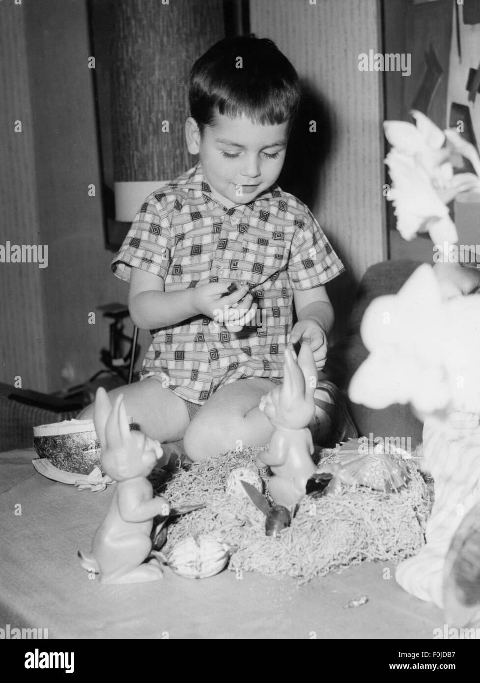 Easter Rabbit Boy High Resolution Stock Photography and Images - Alamy