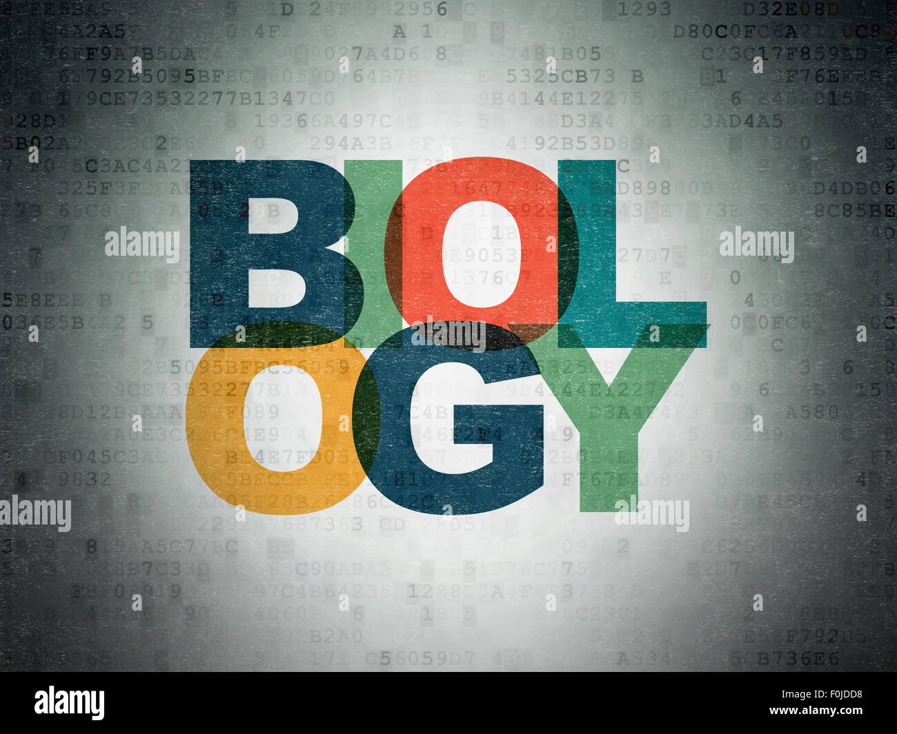 Science concept: Biology on Digital Paper background Stock Photo - Alamy