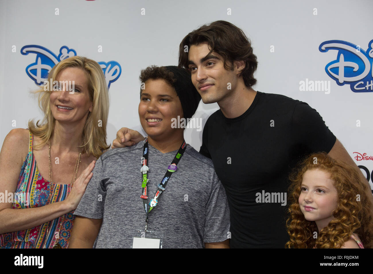 Anaheim, California, USA. 15th Aug, 2015. Actors Beth Littleford, Blake ...