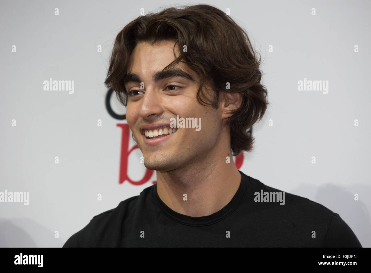 Anaheim, California, USA. 15th Aug, 2015. Blake Michael from the cast ...