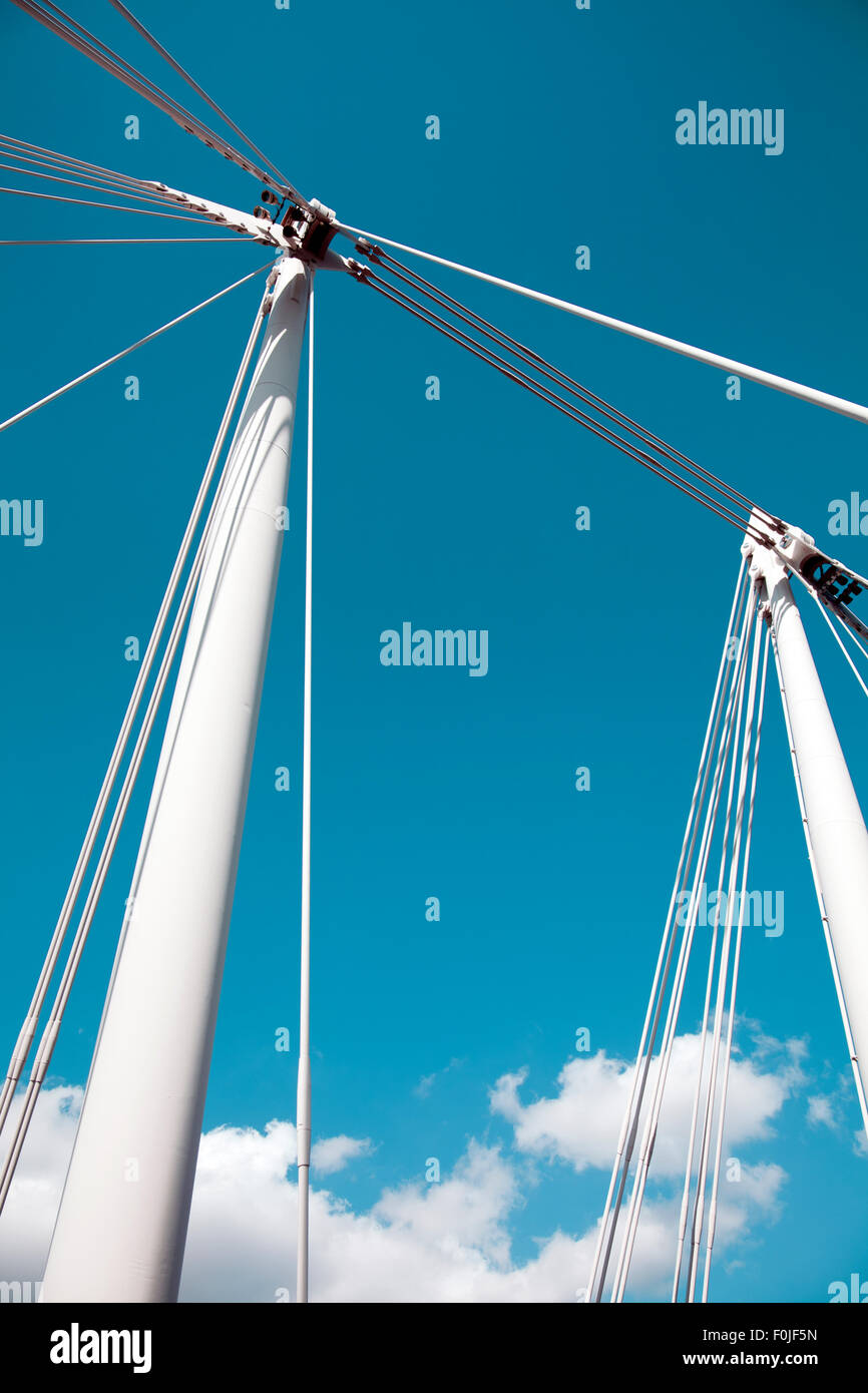 Bridge cables hi-res stock photography and images - Alamy