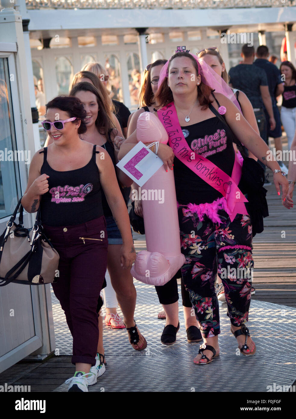A hen party comes to Brighton Stock Photo - Alamy