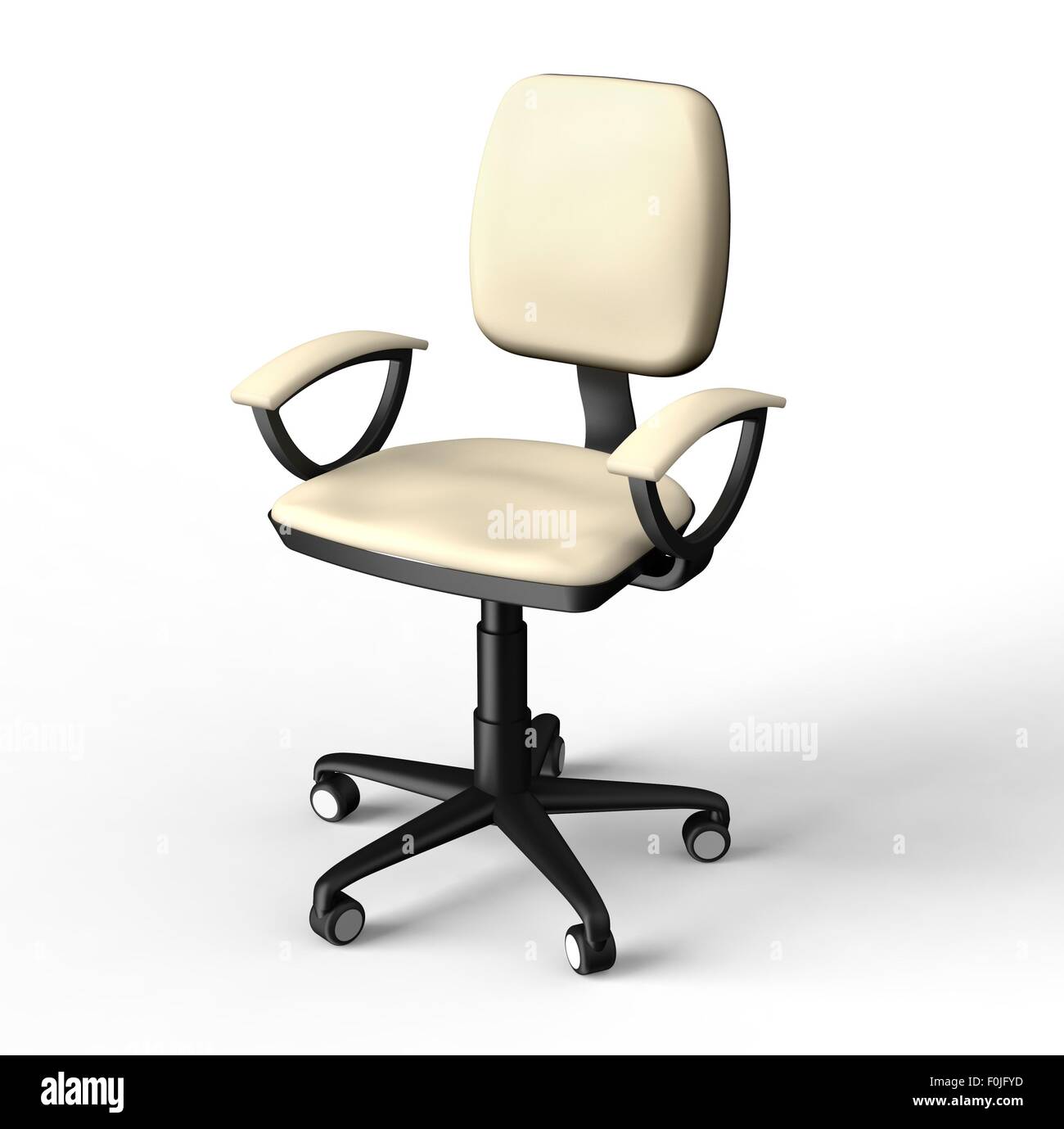 office chair isolated on a white background Stock Photo - Alamy