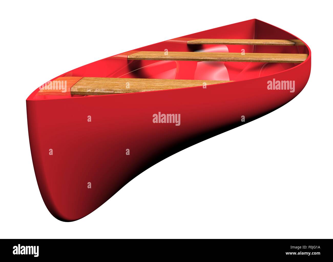 Canoe Cut Out Stock Images & Pictures - Alamy