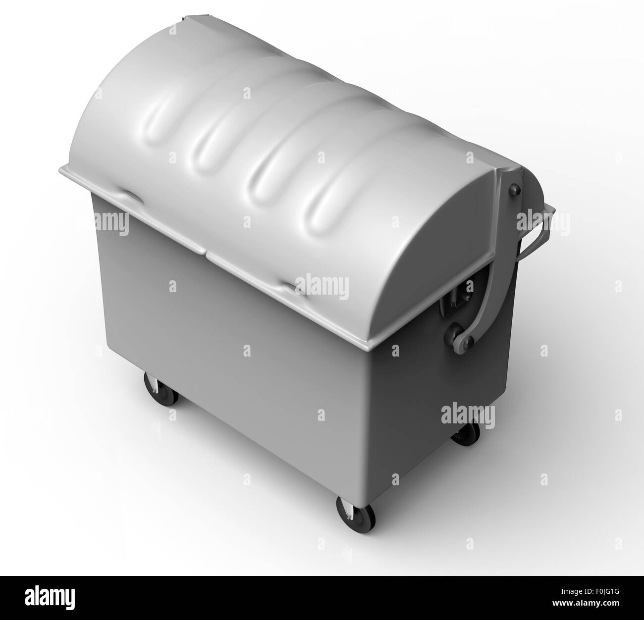 Recycle bins Black and White Stock Photos & Images - Alamy