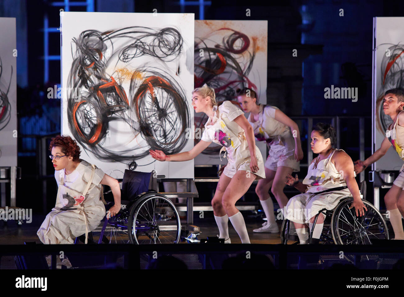 Dance troupe Starting Line, which includes disabled dancers, perform ...