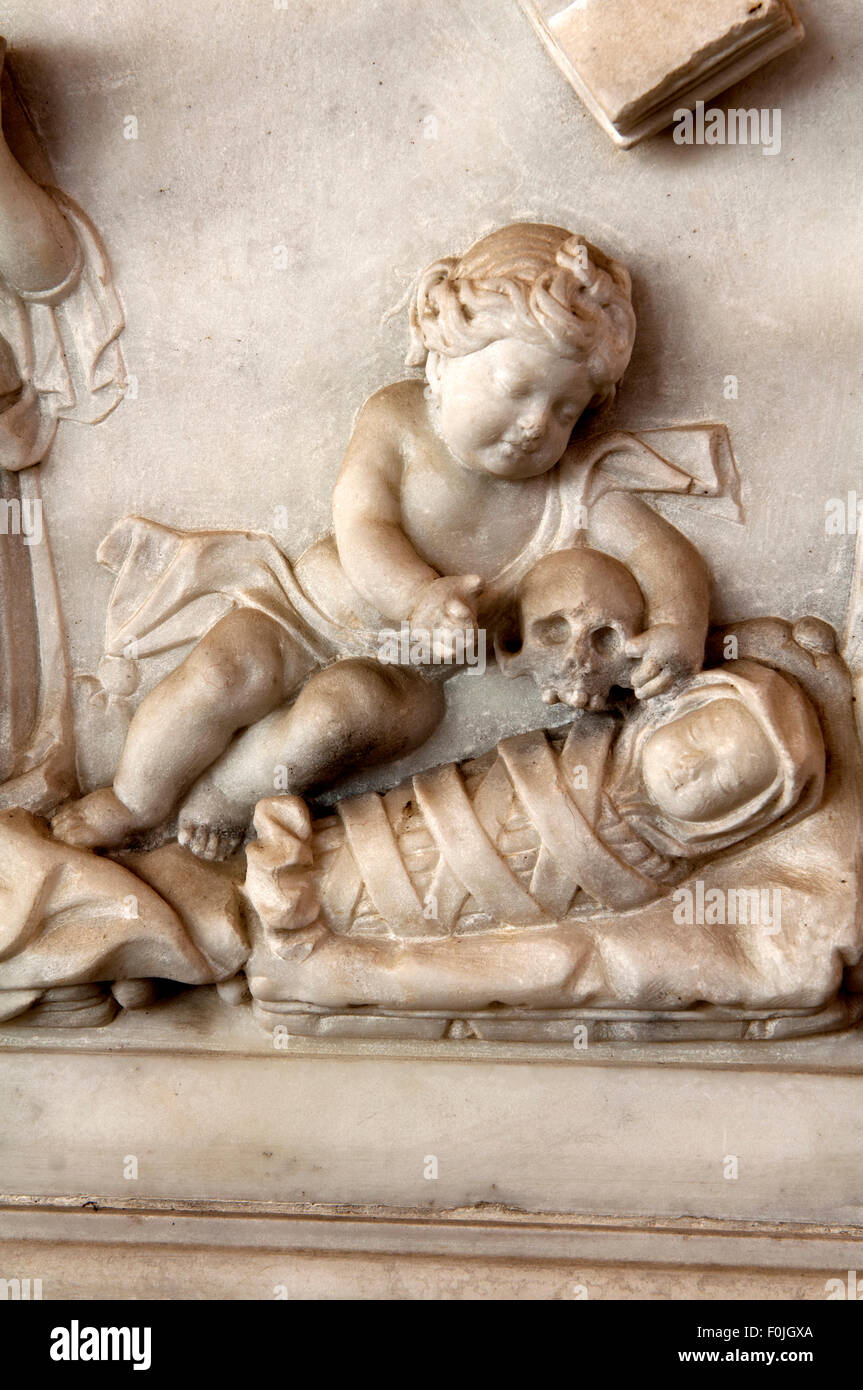 Catesby memorial detail, St. Mary the Virgin Church, Whiston ...
