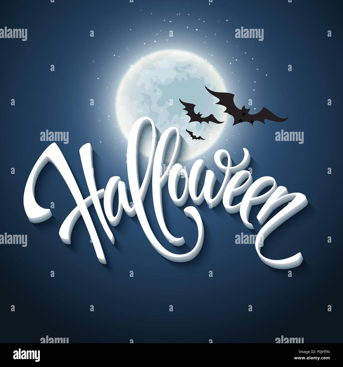 Happy Halloween message design background. Vector illustration Stock ...