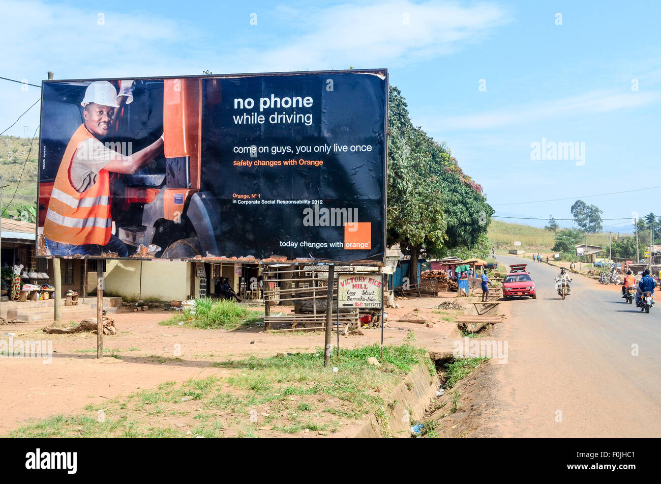 Orange (telecom) ad in Cameroon against using cellphone while driving ...