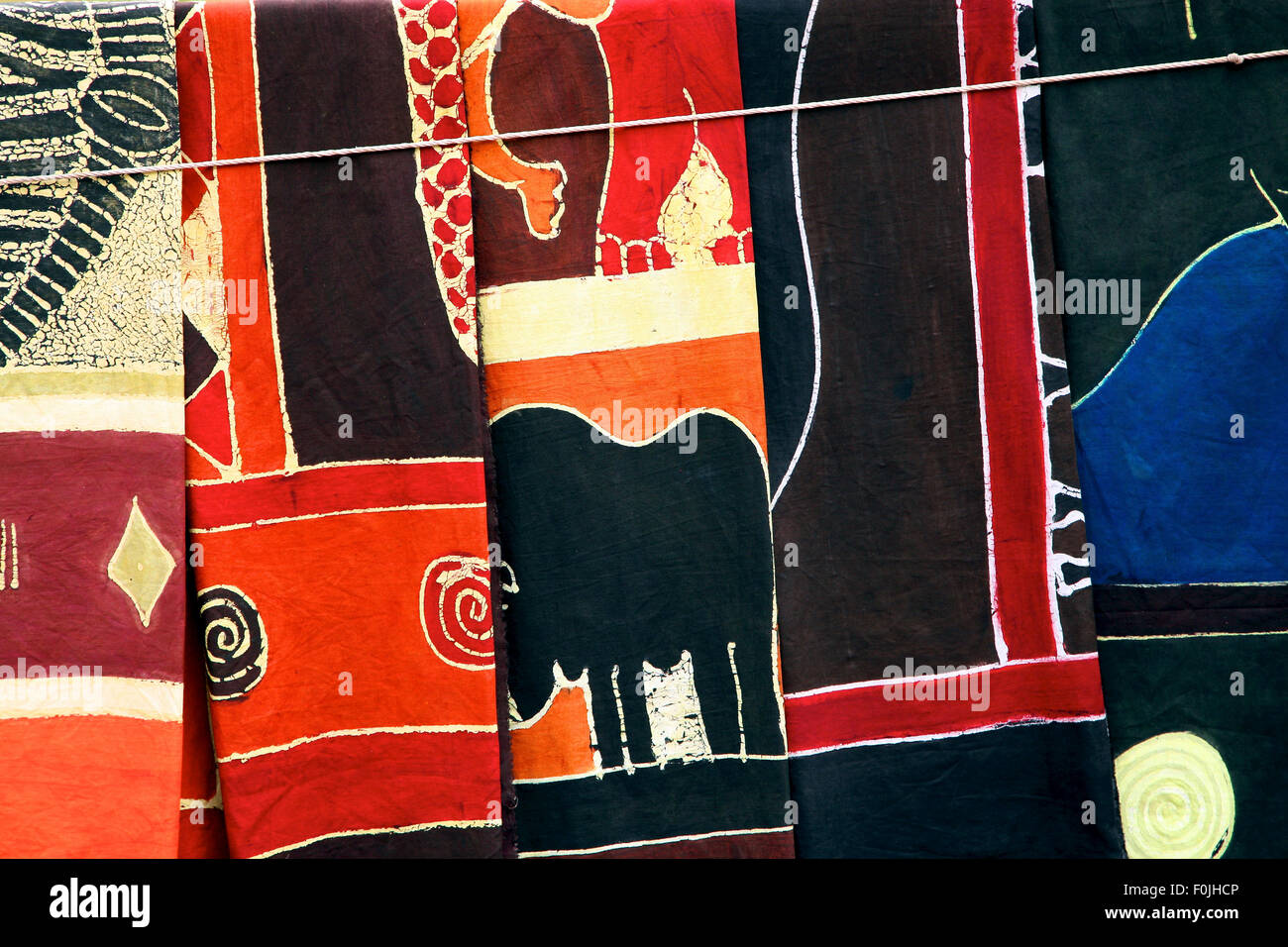 Craft Industry in Namibia and South Africa - Selection of colorful ...