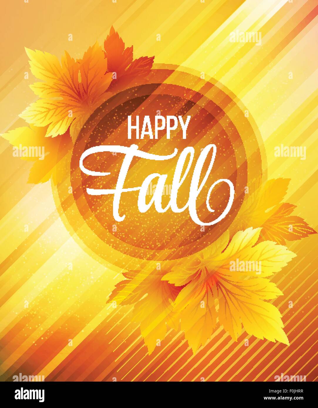 Autumn poster background. Vector illustration Stock Vector Image & Art ...
