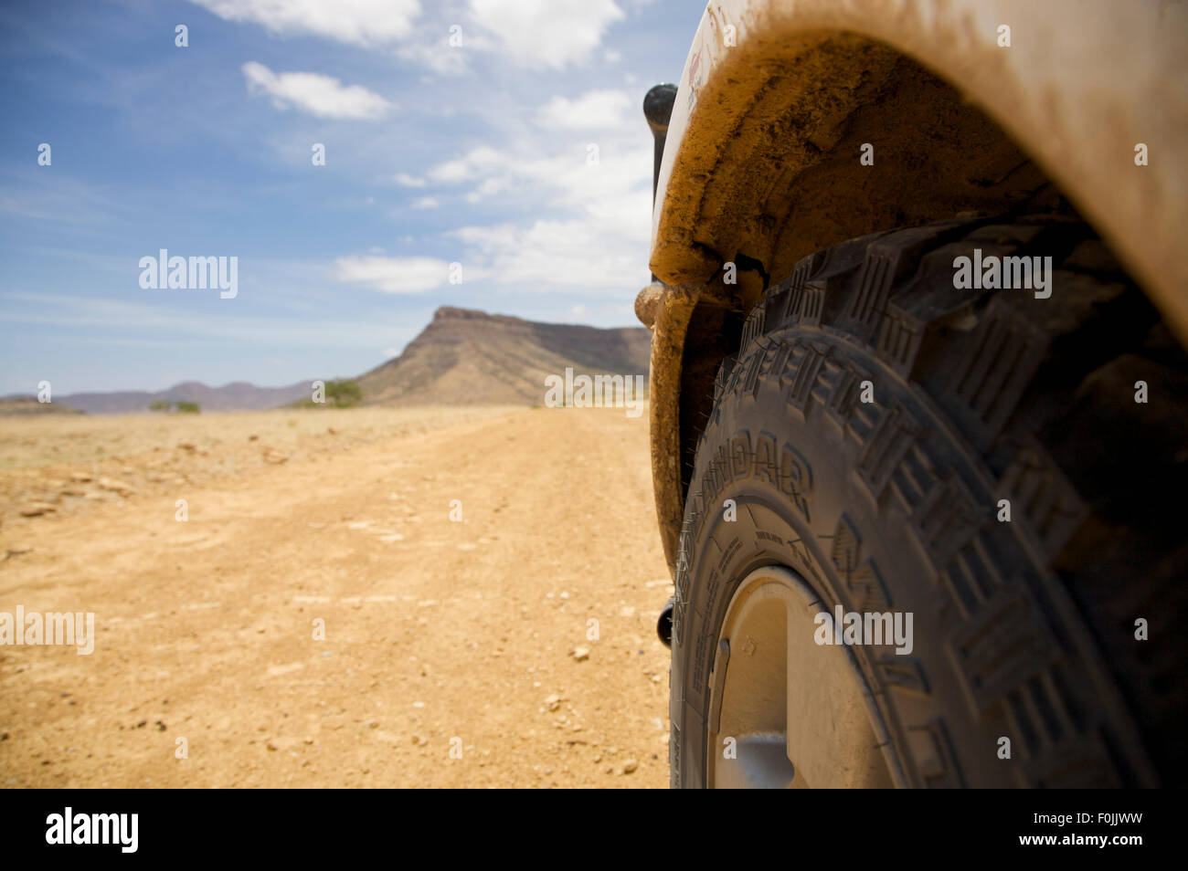 Detail of a wheel in the desert of Namibia Stock Photo - Alamy