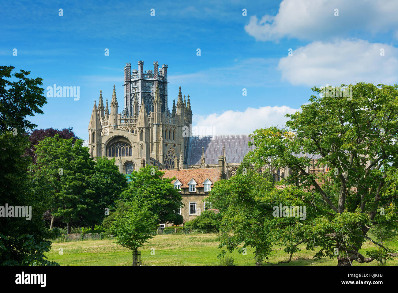 Ely cathedral in rural Cambridgeshire England Stock Photo - Alamy