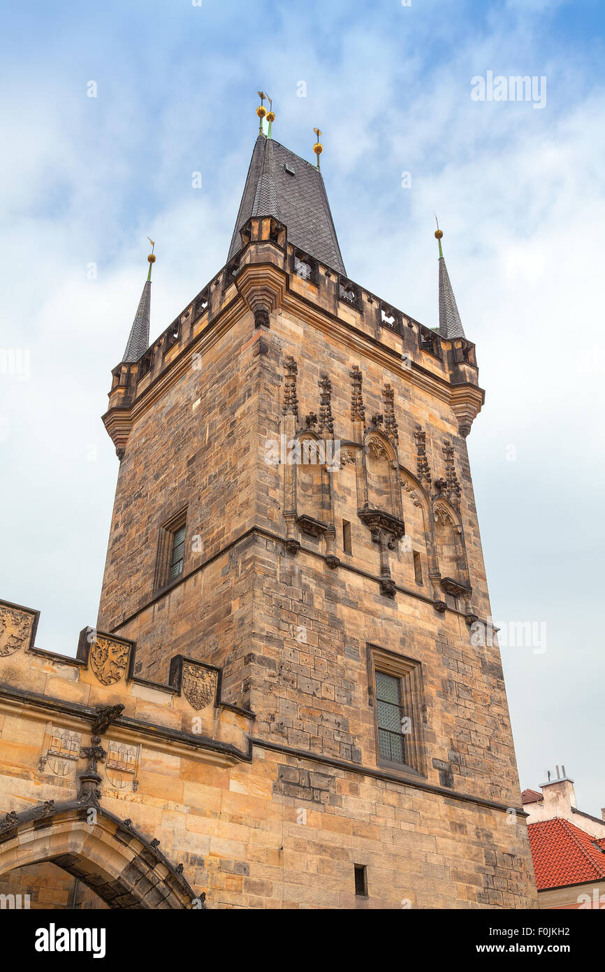 Charles bridge towers in hi-res stock photography and images - Alamy