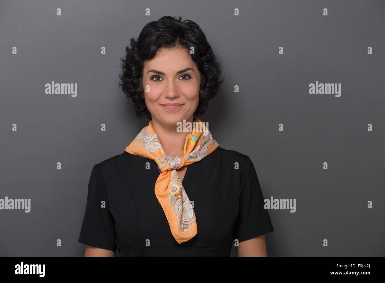 Pretty stewardess hi-res stock photography and images - Alamy