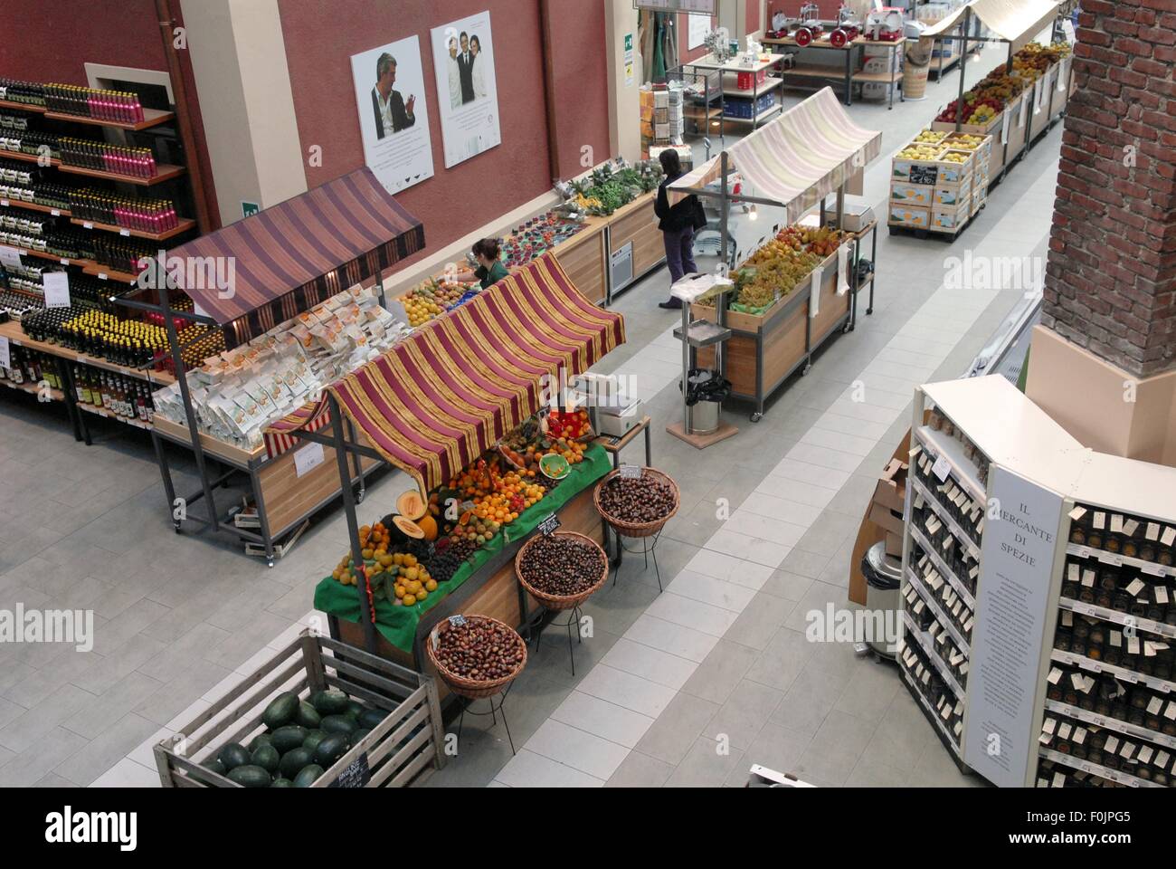 the Eataly store in Turin (Piedmont, Italy), part of the international ...