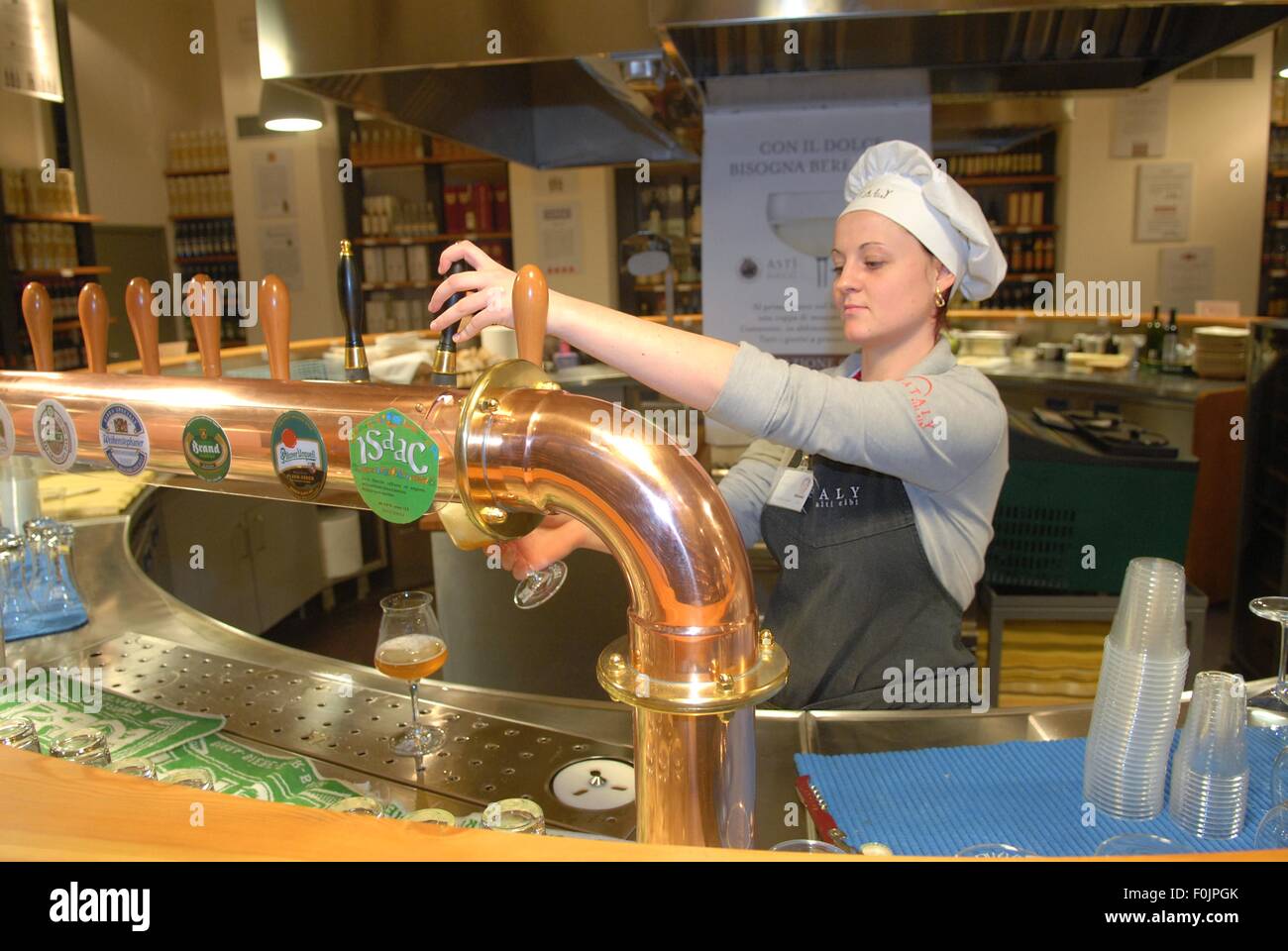 the Eataly store in Turin (Piedmont, Italy), part of the international ...