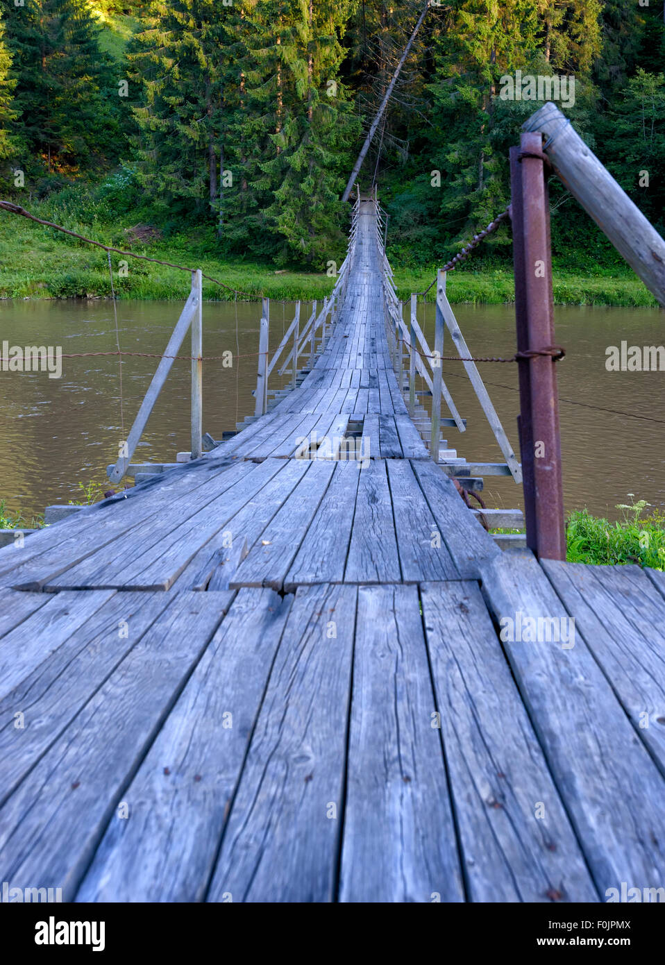 old Bridge over the river Stock Photo - Alamy
