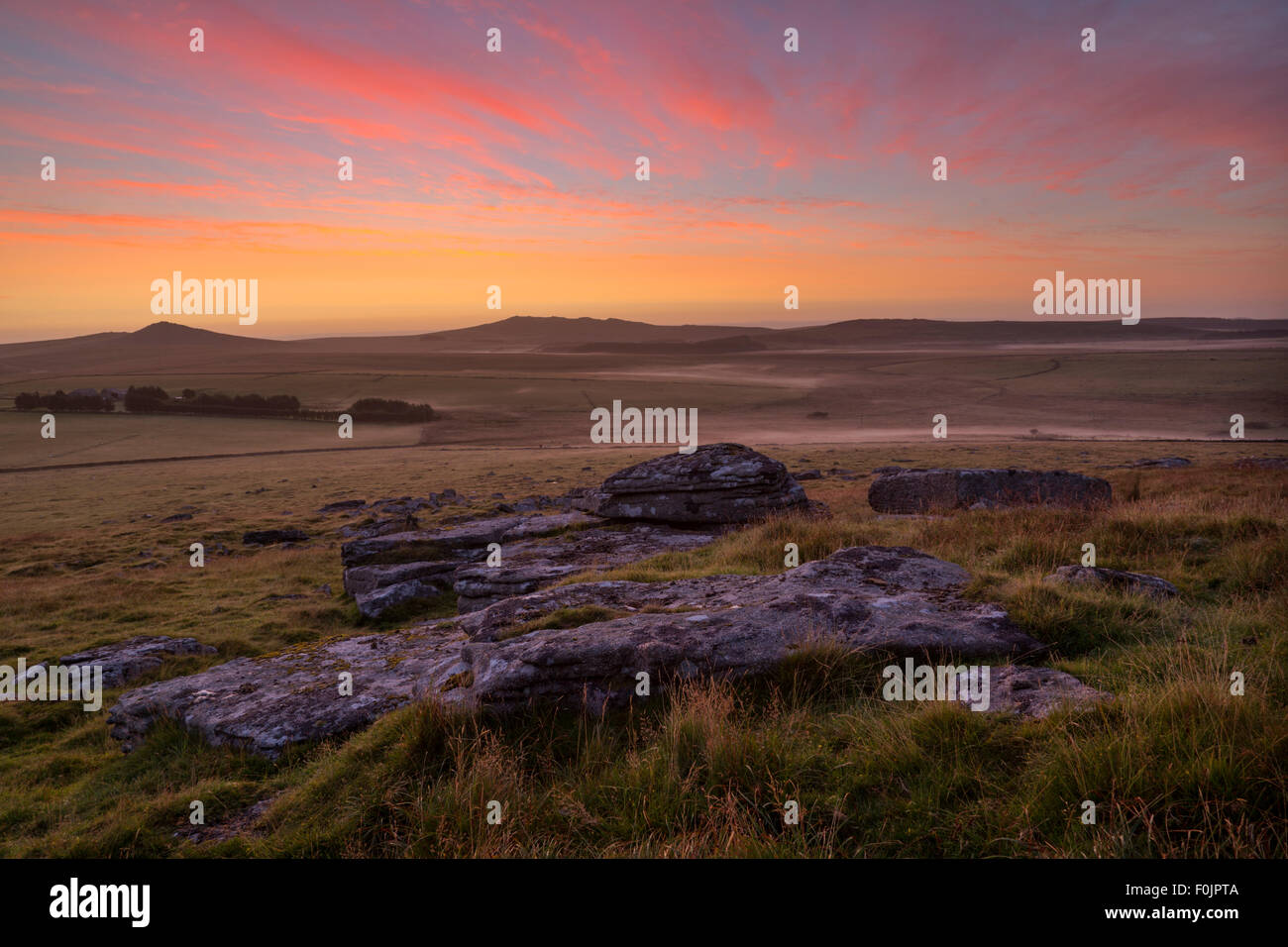 Sunrise over roof cornwall hi-res stock photography and images - Alamy