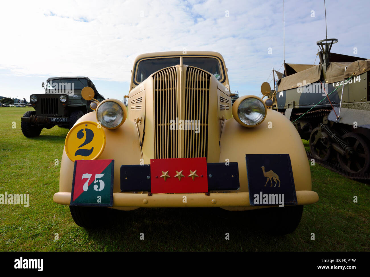 General's staff car from the Desert Campaign in World War 2 Stock Photo ...