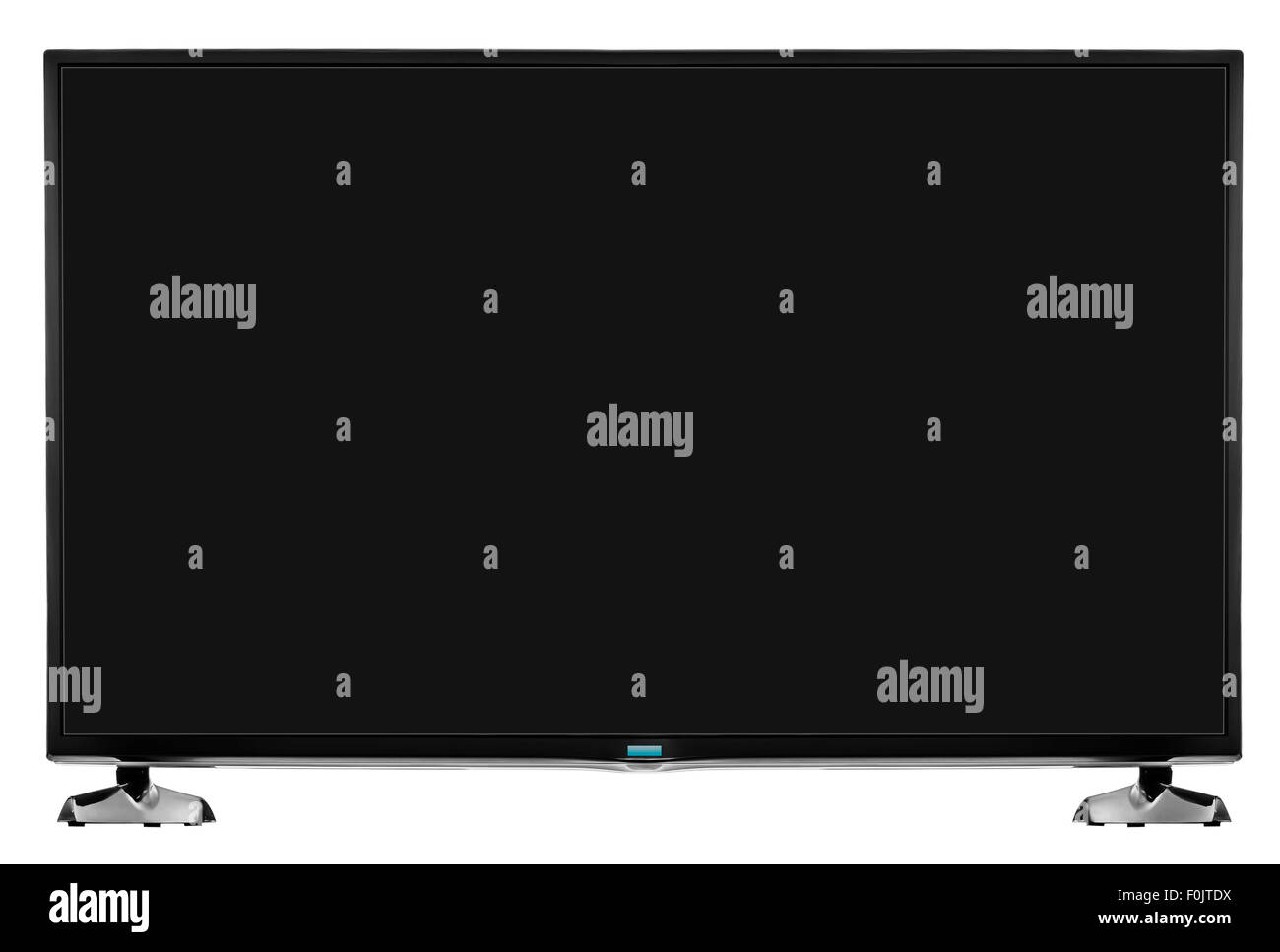 TV set isolated on white background Stock Photo - Alamy