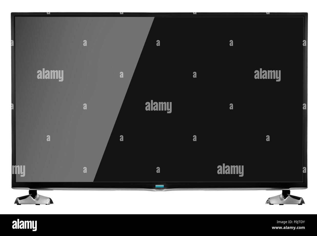 TV set isolated on white background Stock Photo - Alamy