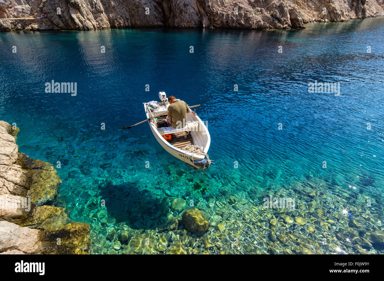 Zavratnica bay, one of the most beautiful bays in Croatia. It's located ...