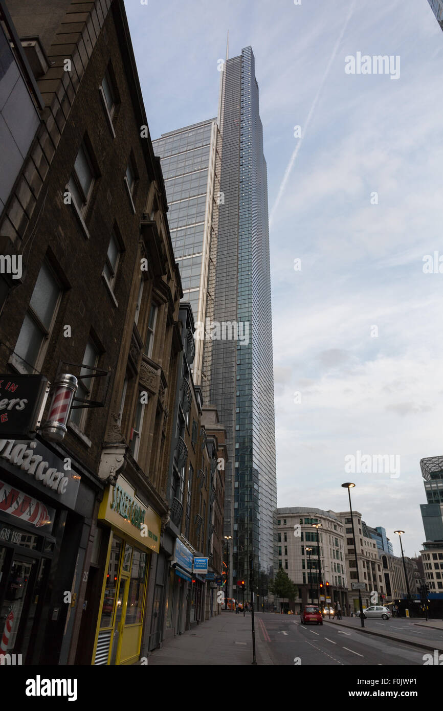 Heron Tower, Moorgate London Stock Photo - Alamy