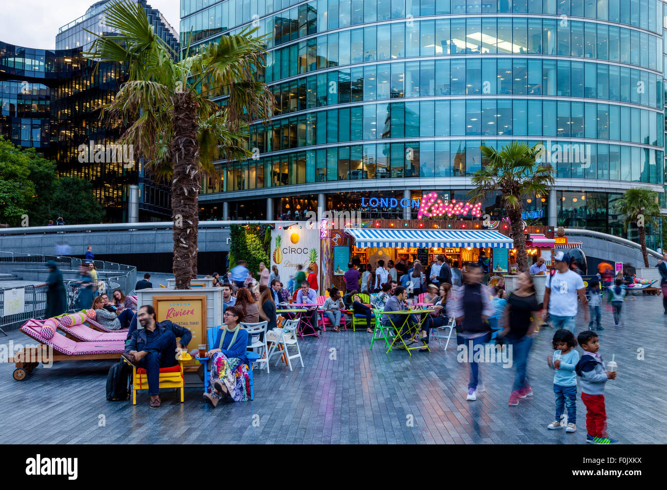 London Riviera Pop-Up At The More London Riverside Development, London ...