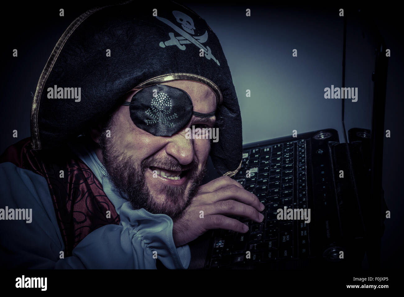 Cyberspace, Spy computer security, hacker breaking into a laptop and ...