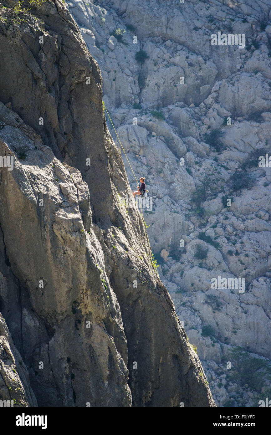 Climbing in National park Paklenica, Croatia Stock Photo - Alamy