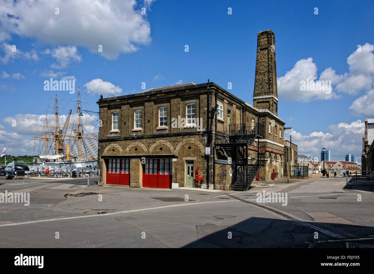 The Engine House of the South Dock Pumping Station constructed in 1882 ...