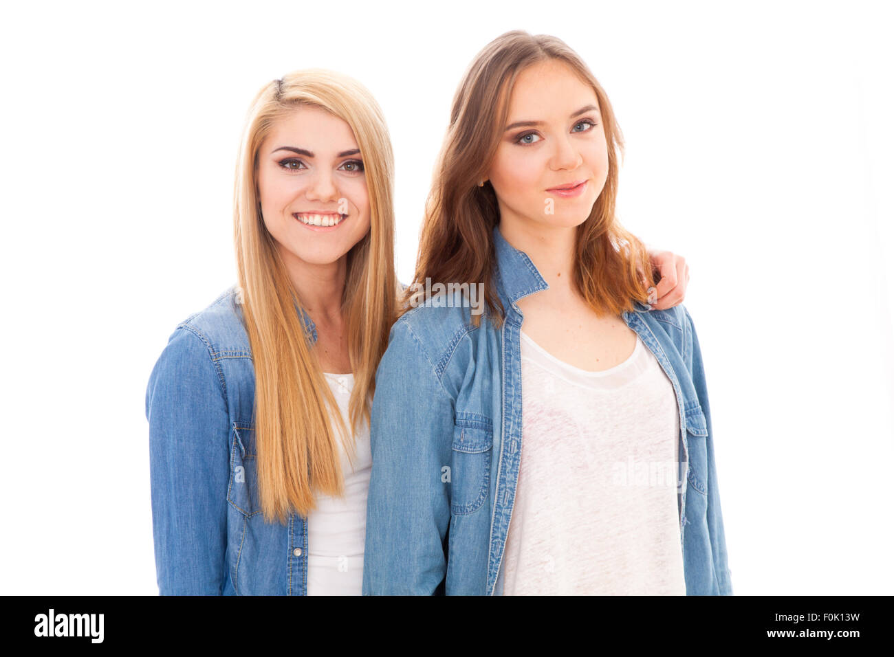 Two female friends Stock Photo - Alamy