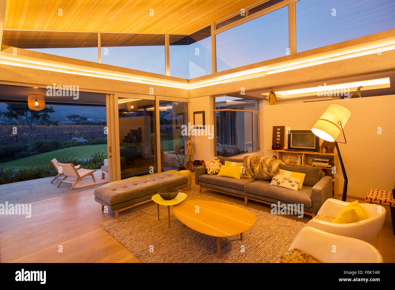 Modern ceiling illumination hi-res stock photography and images - Alamy