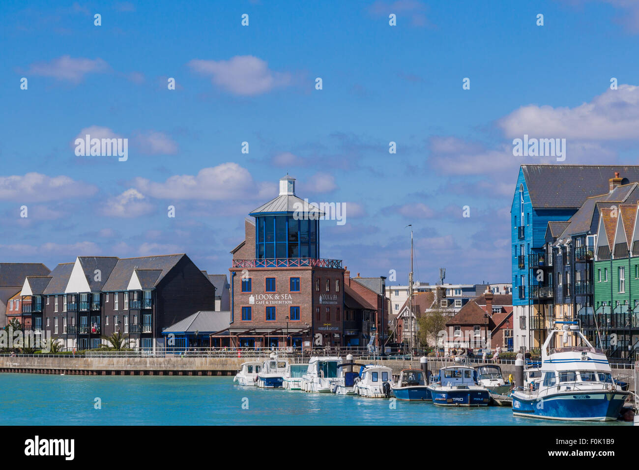 The Look and Sea tower at Littlehampton harbour, West Sussex,at hight ...