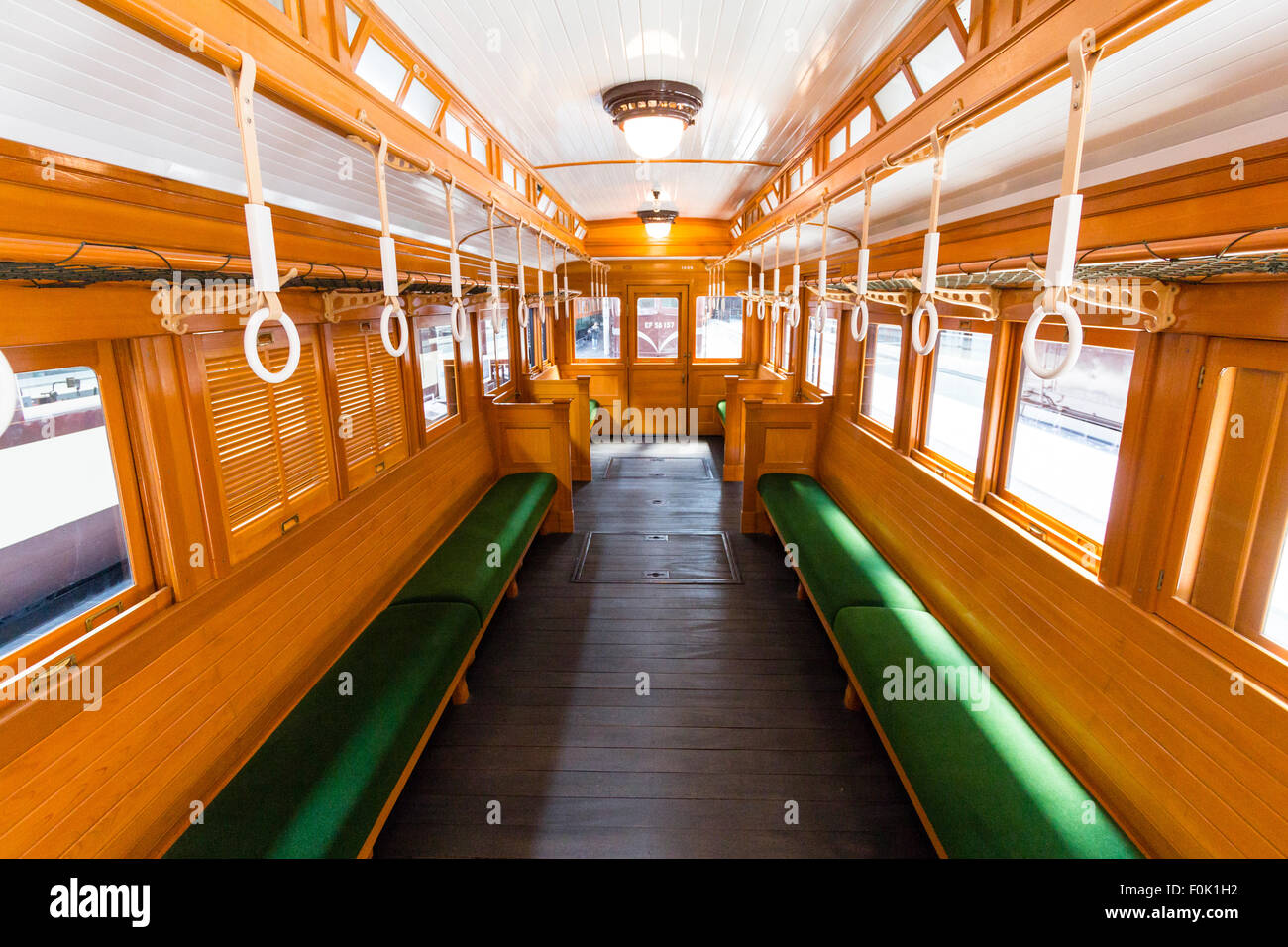 Commuter train seating hi-res stock photography and images - Alamy