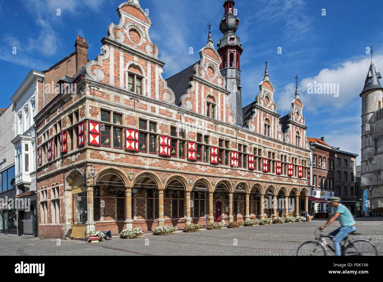 The Borse of Amsterdam at the town square in Aalst / Alost, Flanders ...