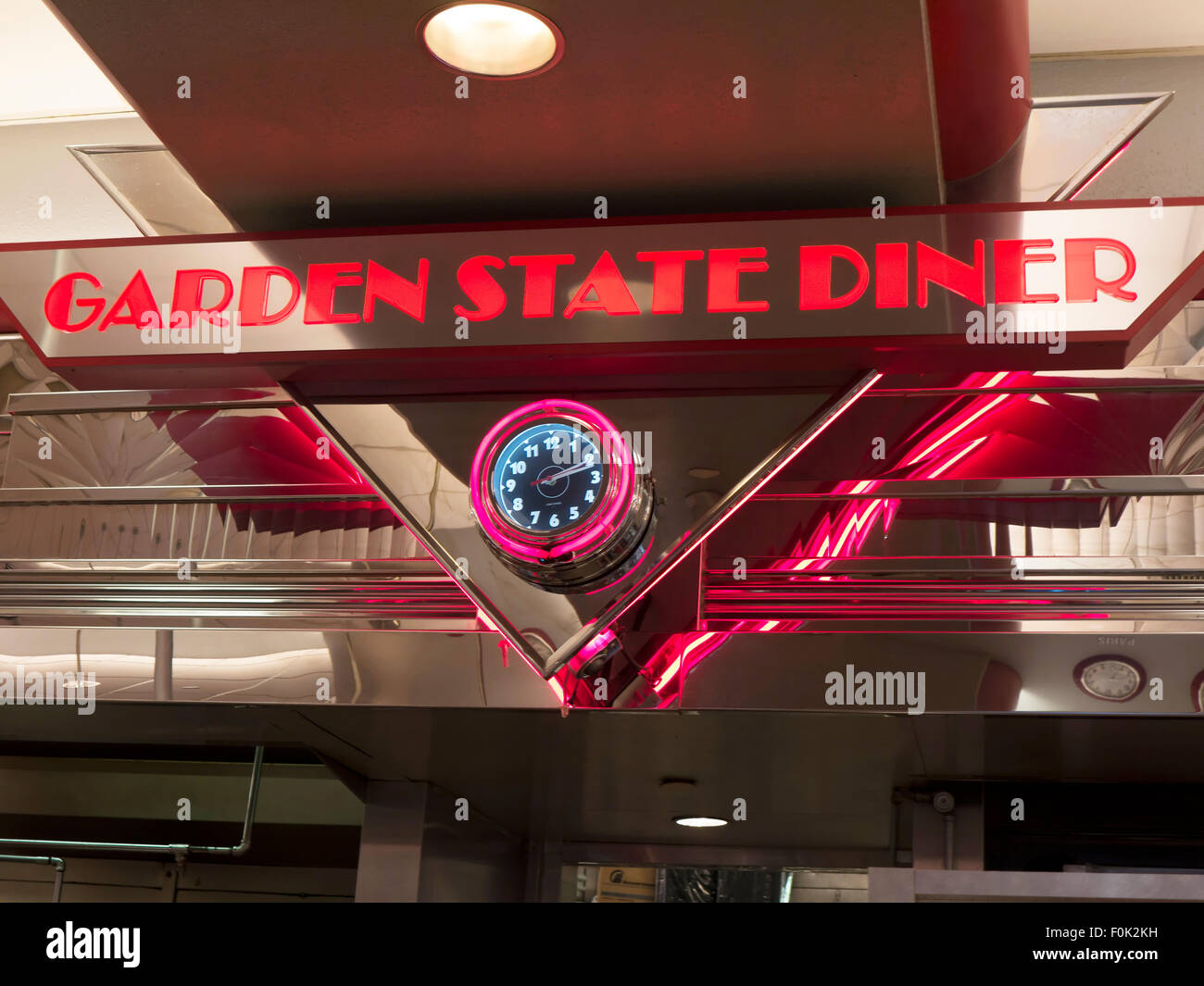Old Style Diner in Newark USA Stock Photo - Alamy