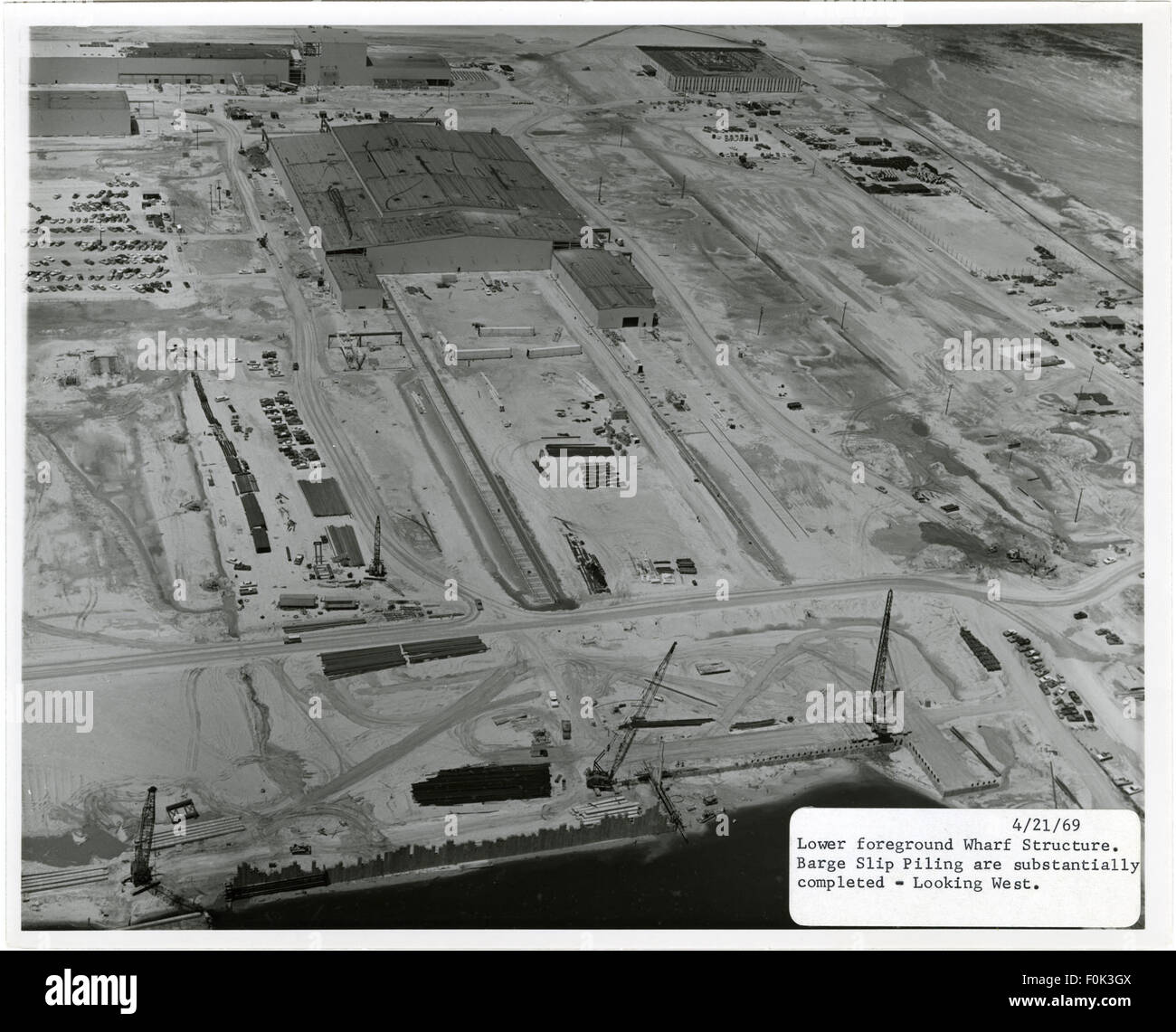 A photograph taken on April 21, 1969, showing the lower foreground of a ...