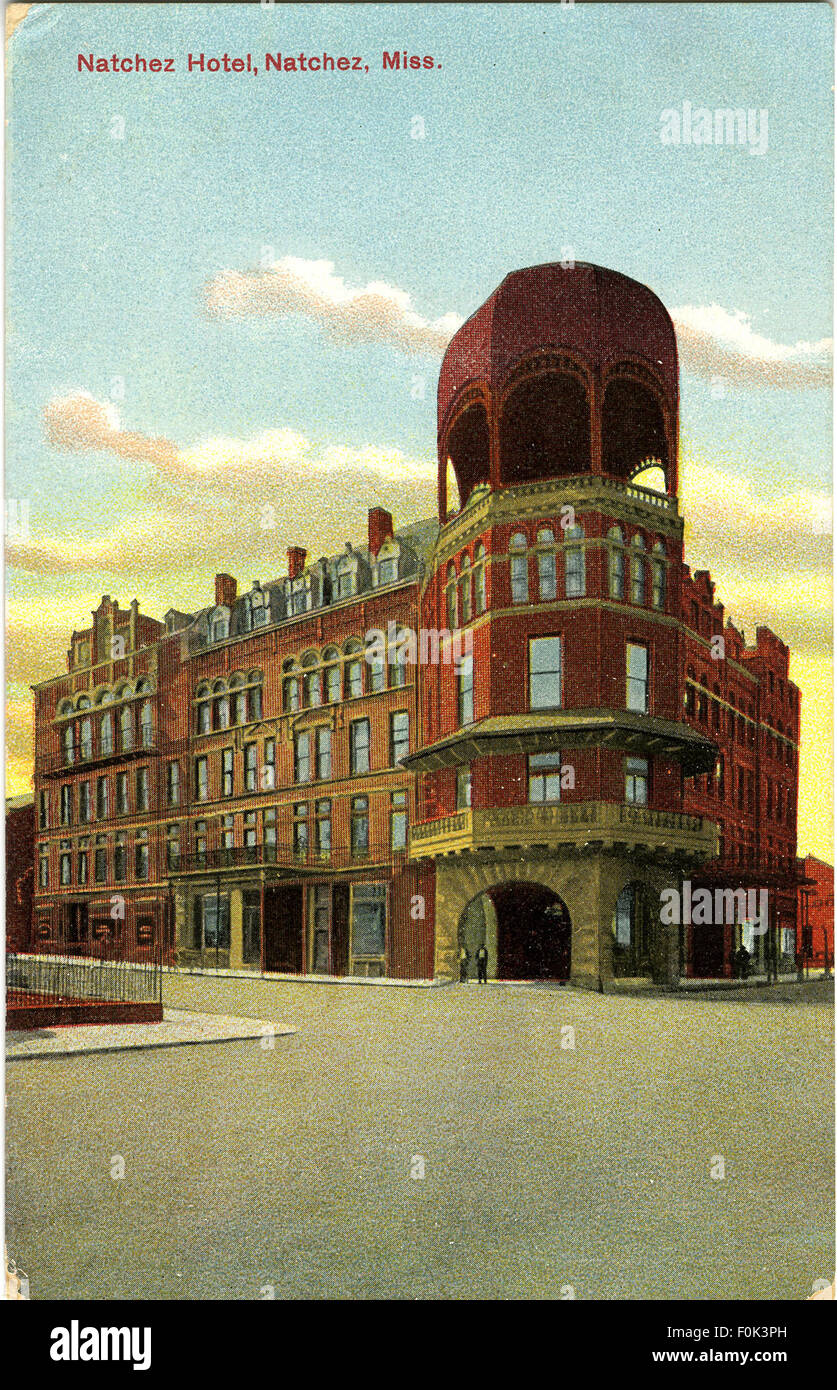 The Natchez Hotel in Natchez, Mississippi, was once a prominent ...