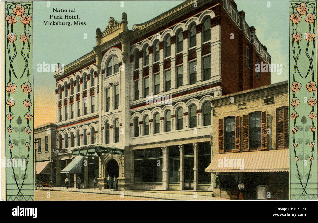 The National Park Hotel in Vicksburg, Mississippi, is a historic hotel ...