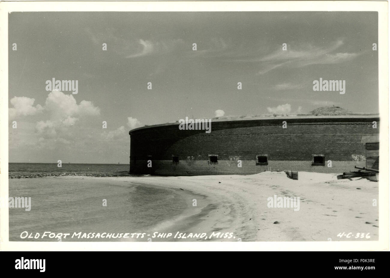 Old Fort Massachusetts on Ship Island, Mississippi, is a historic ...