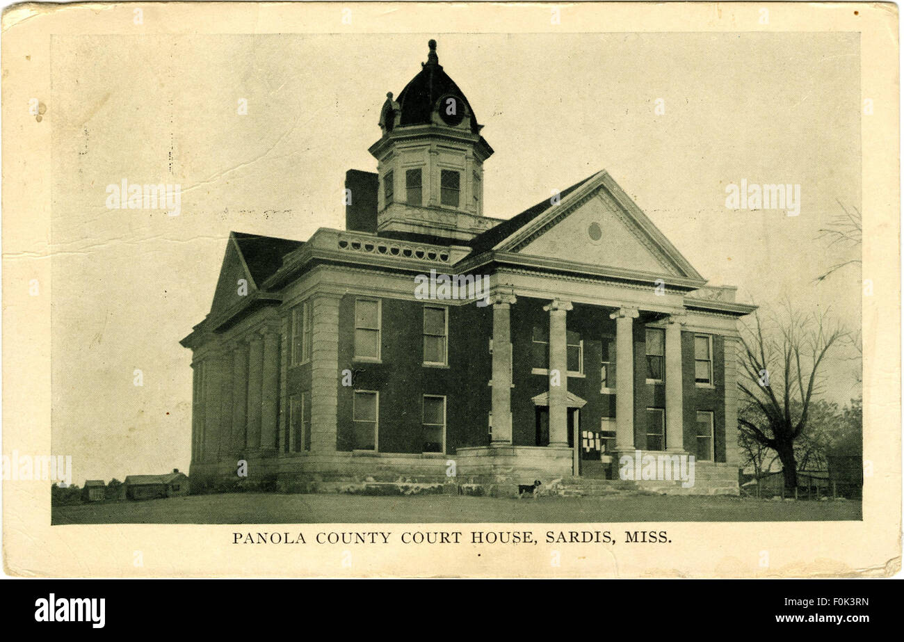 The Panola County Courthouse, located in Sardis, Mississippi, is a ...