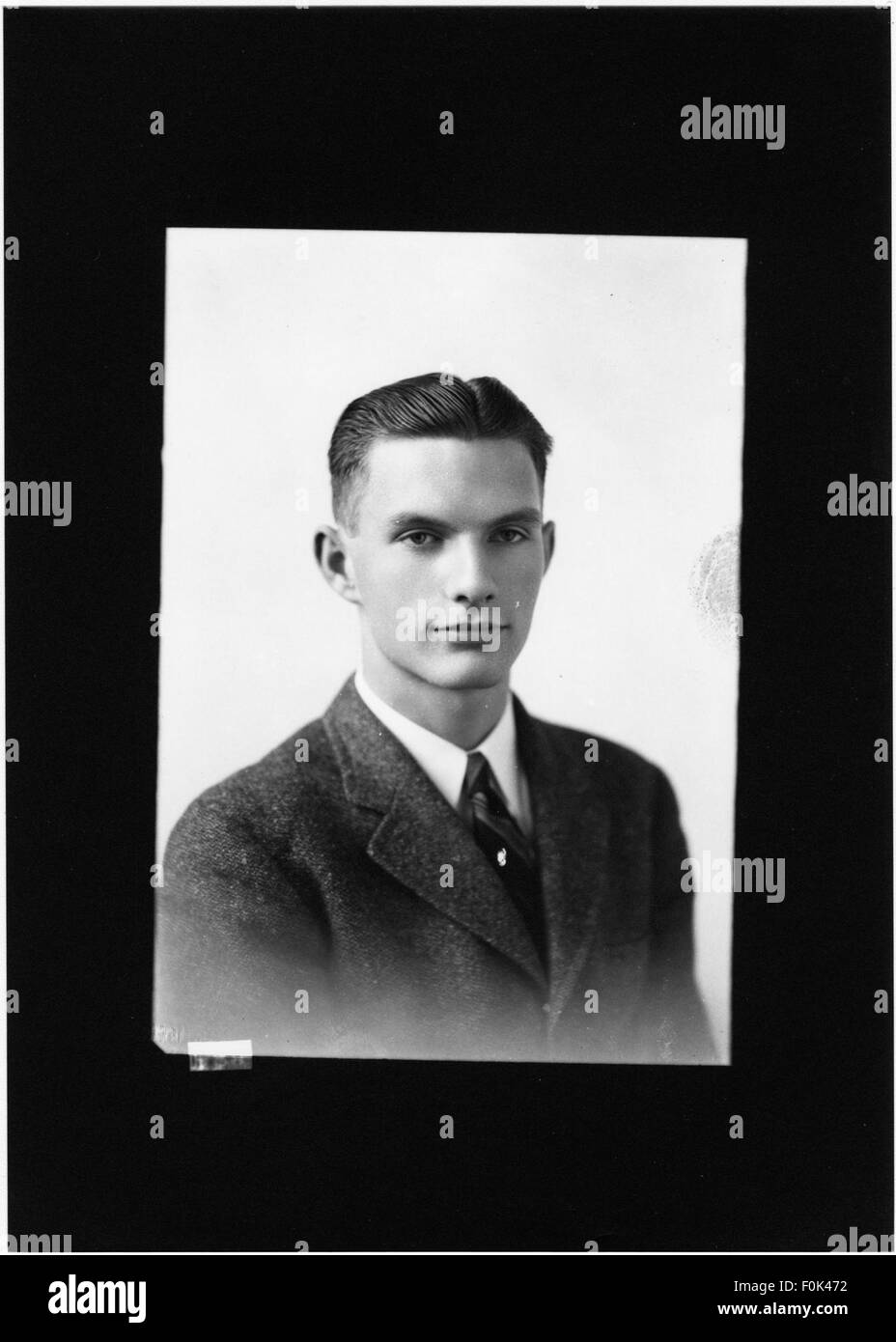 This photograph features an unidentified man, offering a glimpse into ...